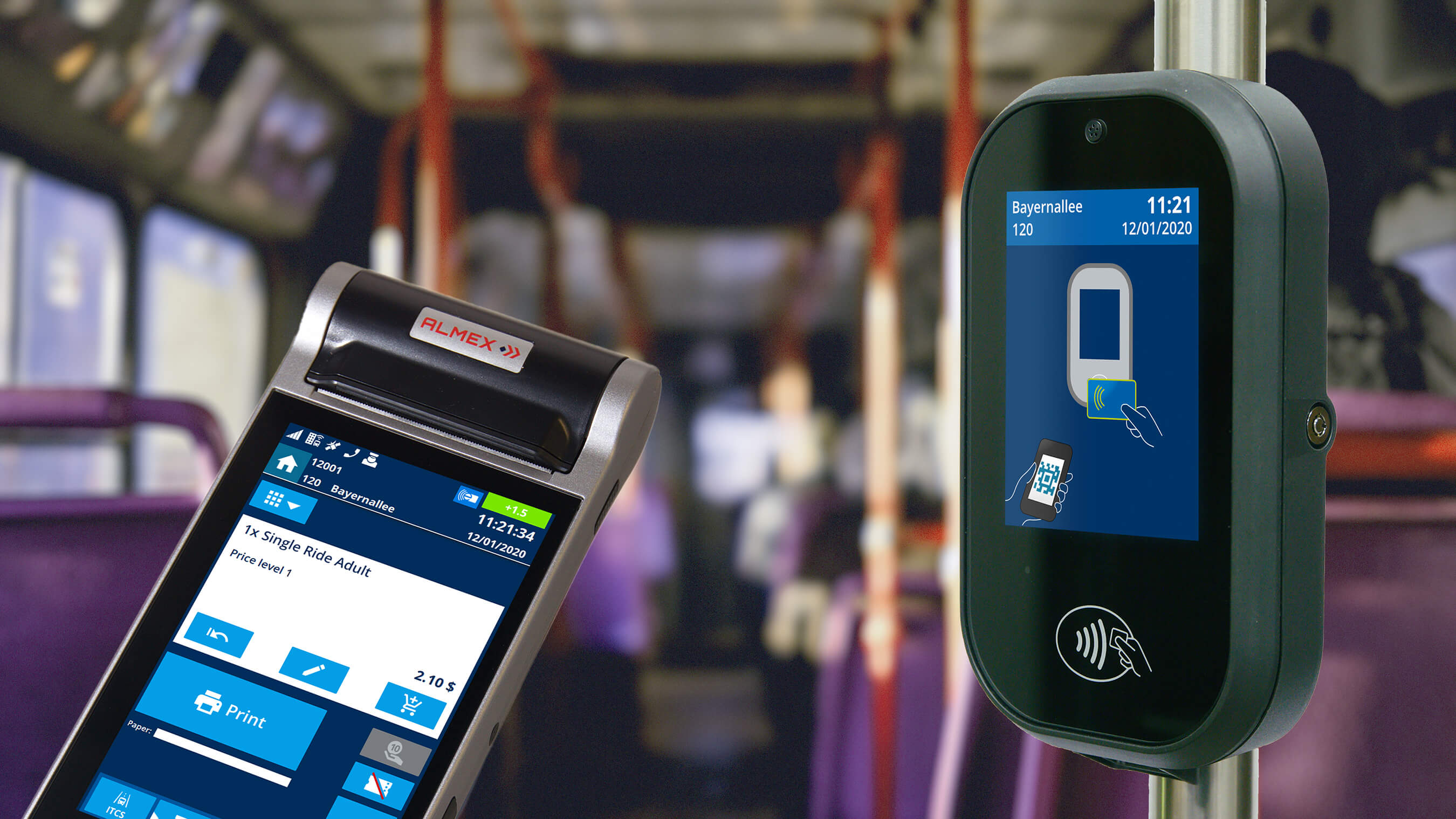 IVU | Billettique pour bus et trains